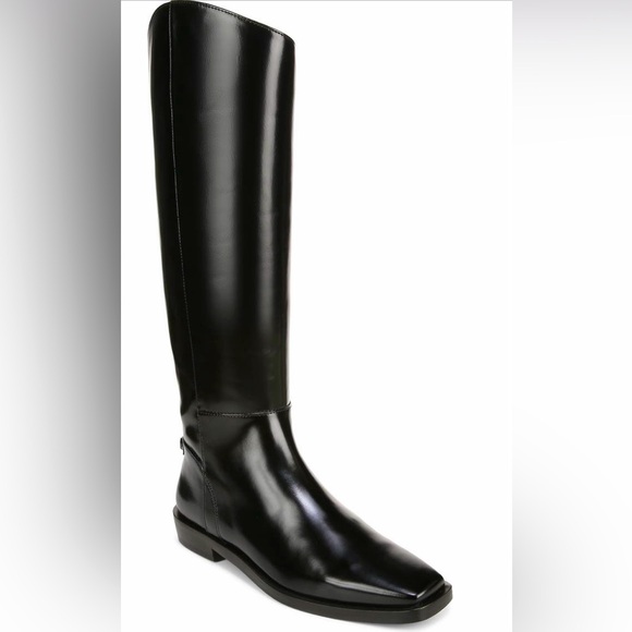 Sam Edelman | Shoes | Sam Edelman Cesar Knee High Black Leather Riding ...